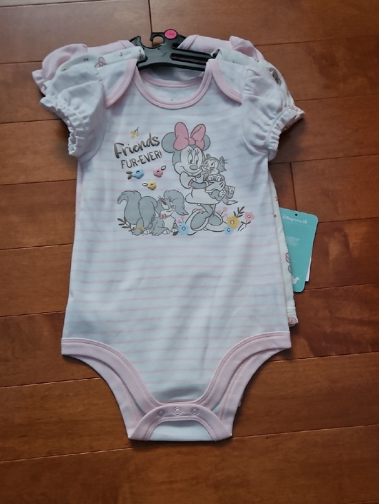 Disney | One Pieces | Nwt Minnie Mouse 3pk Onesis | Poshmark